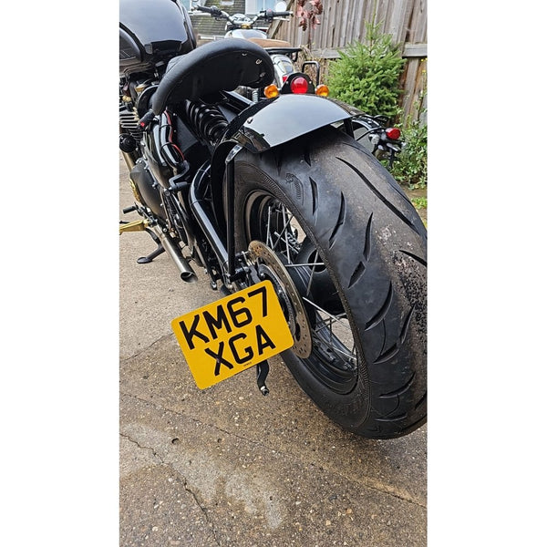 Motone Sidekick (Axle-Mount) Side Mount Number Plate Kit (Tail Light M ...