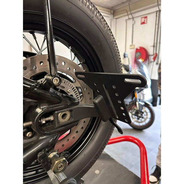 Motone Sidekick (Axle-Mount) Side Mount Number Plate Kit (Tail Light M ...